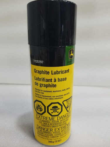 2 cans- John Deere Graphite Lubricant Spray Paint #TY25797 | eBay