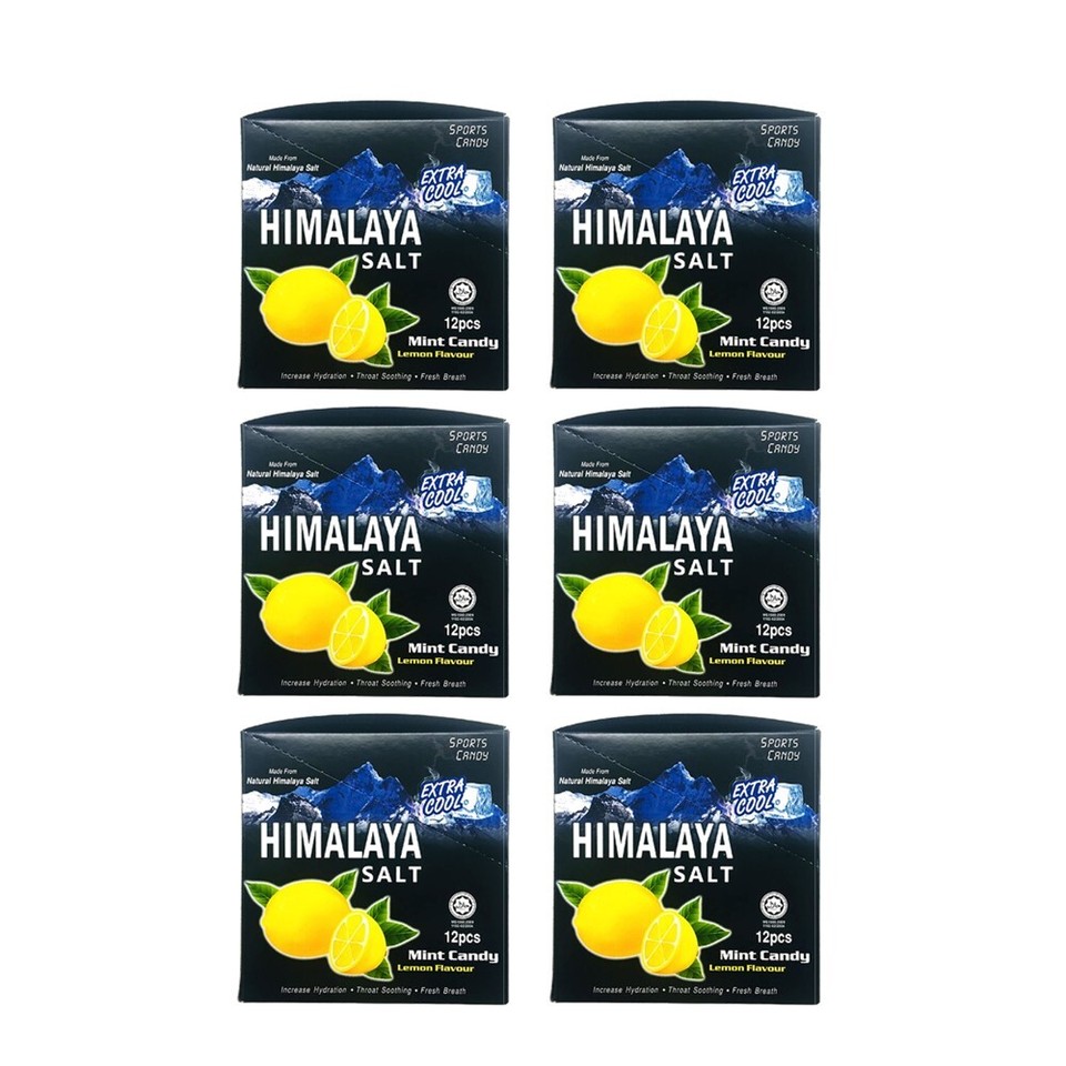 1-24 Box Himalaya Salt Sport Candy Sweets Mint Lemon Flavor (12 Pack ...