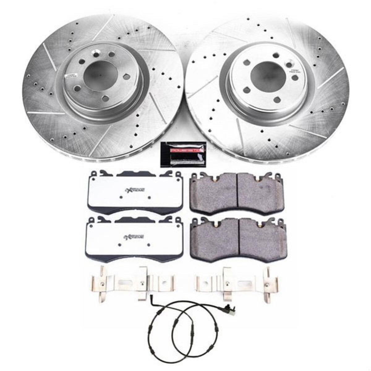 K8826-36 Powerstop Brake Disc and Pad Kits 2-Wheel Set Front for ...