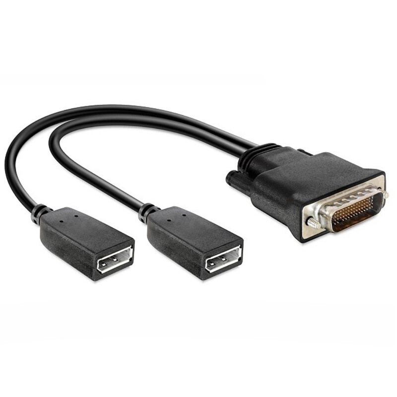 DMS-59 to Dual Displayport dp DVI VGA Converter Y Splitter Video Cable ...