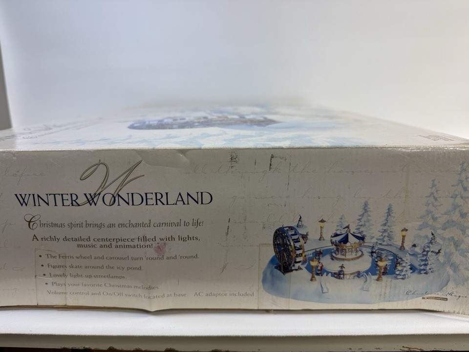 Trendmasters Magic Winter Wonderland Musical Ice Skating Carnival 1997 ...