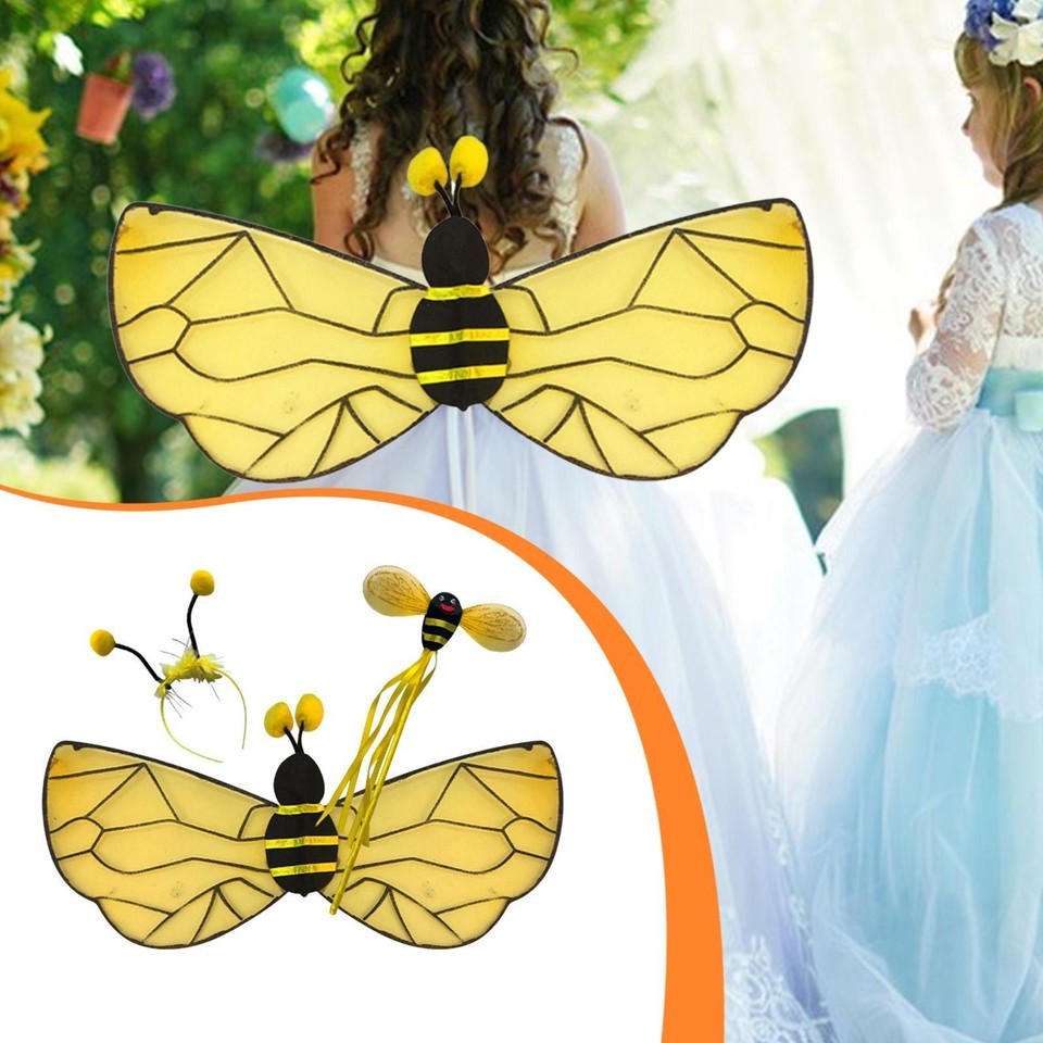 Bee Costume Set Bee Wings Headband Wand | eBay UK