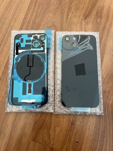 iPhone 14 Black Back Glass Replacement OEM Grade Flex Cable NFC ...