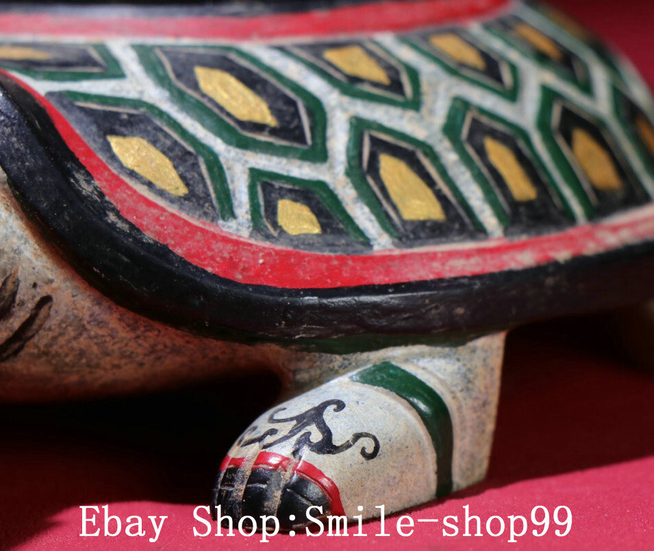 Han Dynasty Natural Hetian Jade Painting Dragon Turtle Incense Burner ...