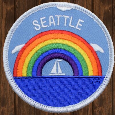 Seattle Embroidered Patch — Iron On | eBay