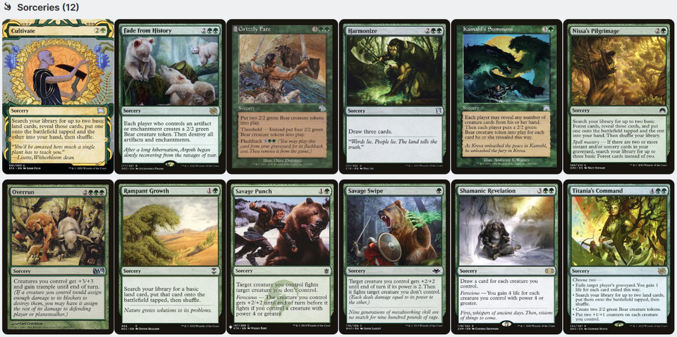 Ayula, Queen Among Bears BEAR TRIBAL Magic MTG Custom Commander Deck | eBay