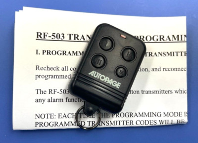 AutoPage Remote Fob XT-57 B23AT67 keyless entry transmitter clicker ...