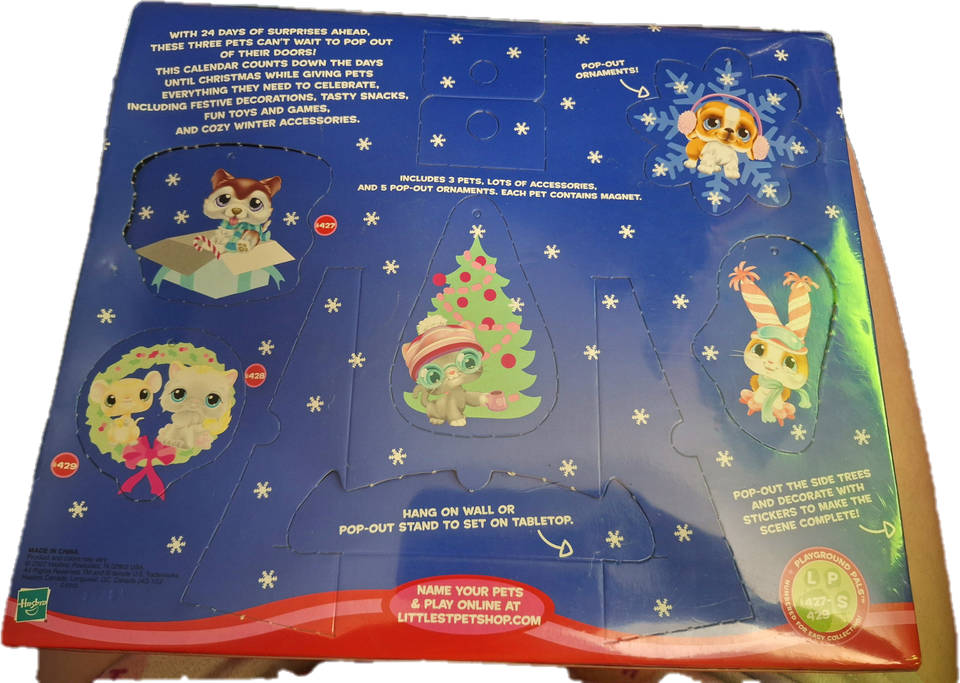 Littlest Pet Shop 2007 Target Advent Calendar LPS 427 428 429 SEALED ...