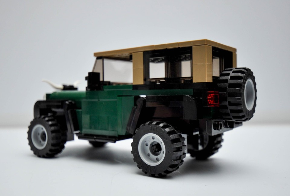 Custom Dark Green Overland Truck Model Built compatible with Real LEGO ...