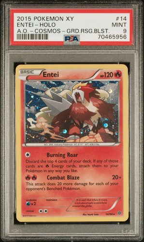 2015 POKEMON XY ANCIENT ORIGINS #14 ENTEI-HOLO PSA 9 | eBay