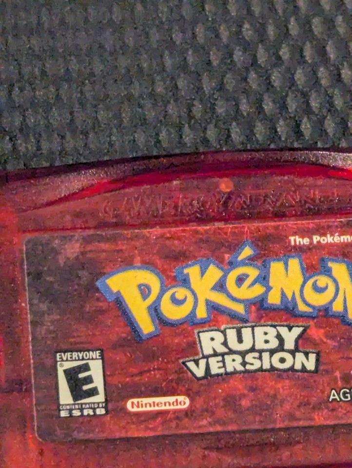 Pokemon Ruby Version Game Boy Advance GBA Authentic Original good ...