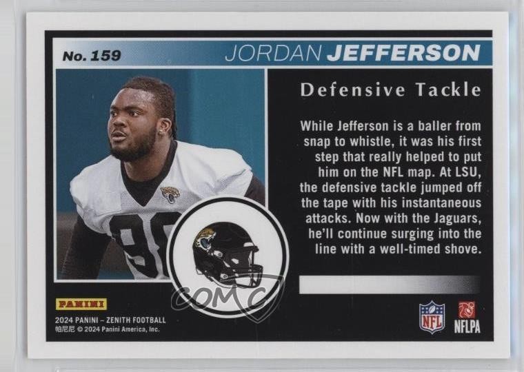 2024 Panini Zenith Rookies Jordan Jefferson #159 Rookie RC | eBay