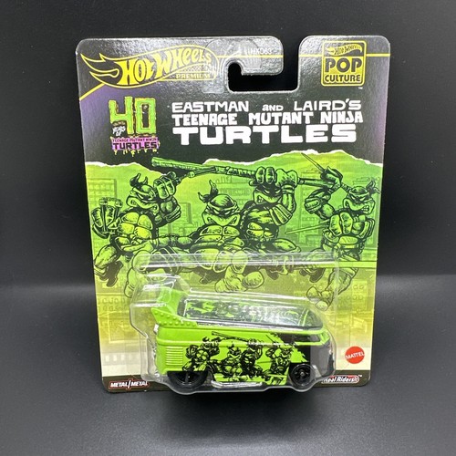 HOT WHEELS mattel TMNT premium TEENAGE MUTANT NINJA TURTLES 40th VW ...