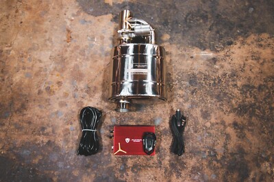 Valvetronic Single Inlet/Outlet 2.5-Inch Steel Valved Muffler Kit ...