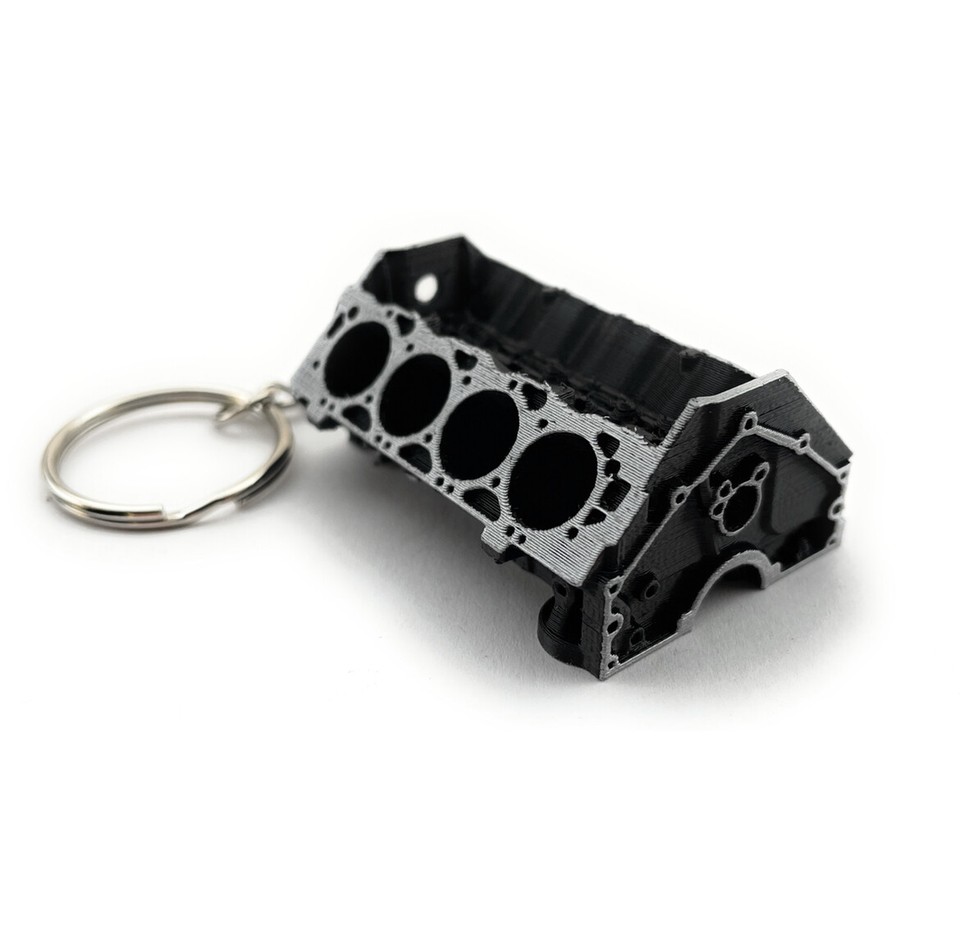 Big Block Chevy V8 Keychain - BBC Chevrolet Engine Block- GM Engine ...
