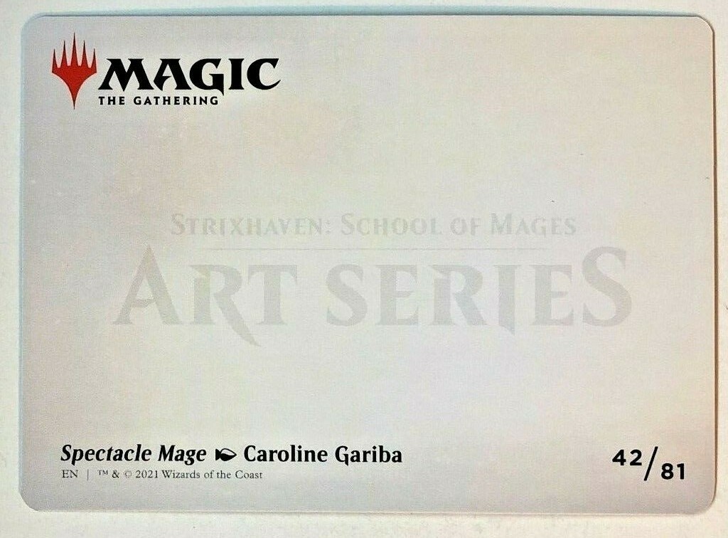 MTG Spectacle Mage Art Card Strixhaven 42/81 | eBay