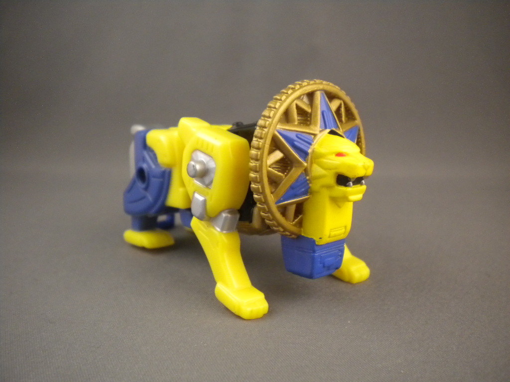 Yellow Hurricane Lion Zord Ninja Storm MMPR Power Rangers Megazord ...