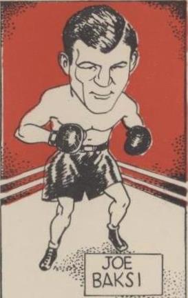 1947 D. Cummings & Son Famous Fighters Swop Cards - Joe Baksi #10 for ...