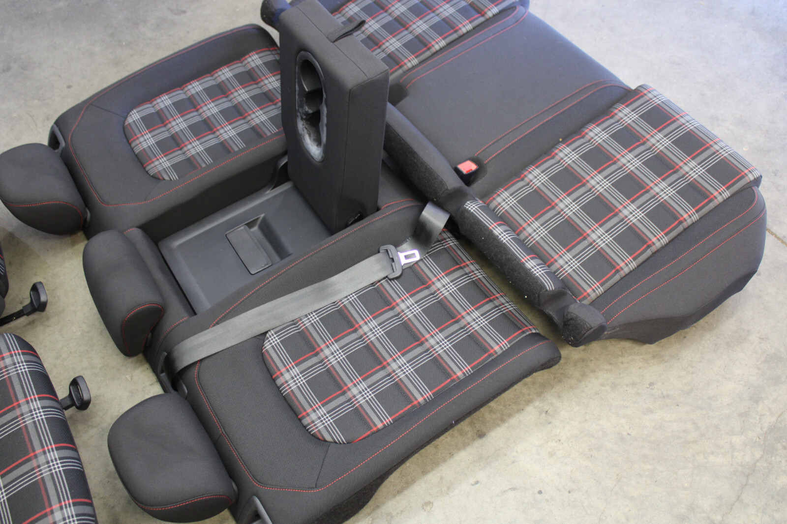 MK7 VW GTI Plaid Clot Seats Front Rear Seat Set 4 Door Oem 2018-2021 | eBay