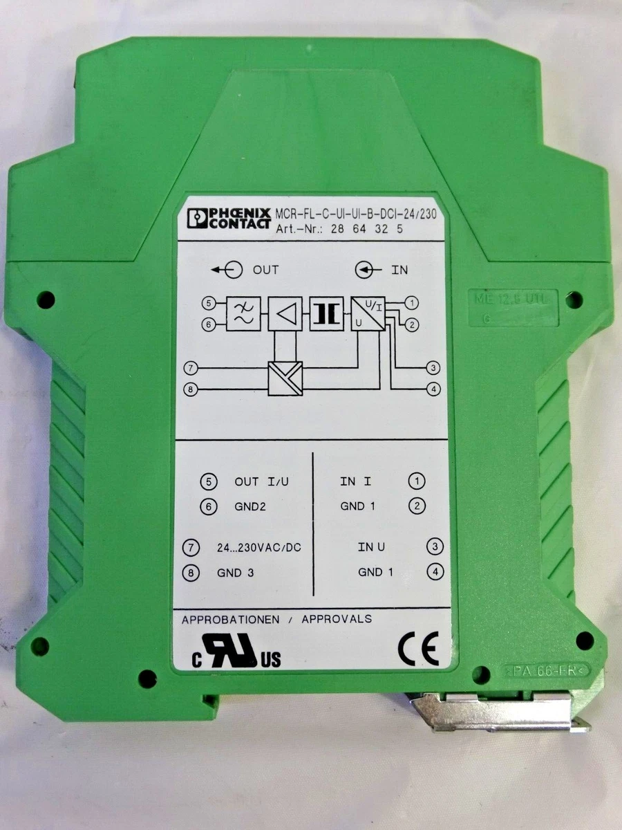 Phoenix Contact MCR-C-UI-UI-DCI Isolating Amplifier Lot Of, 52% OFF