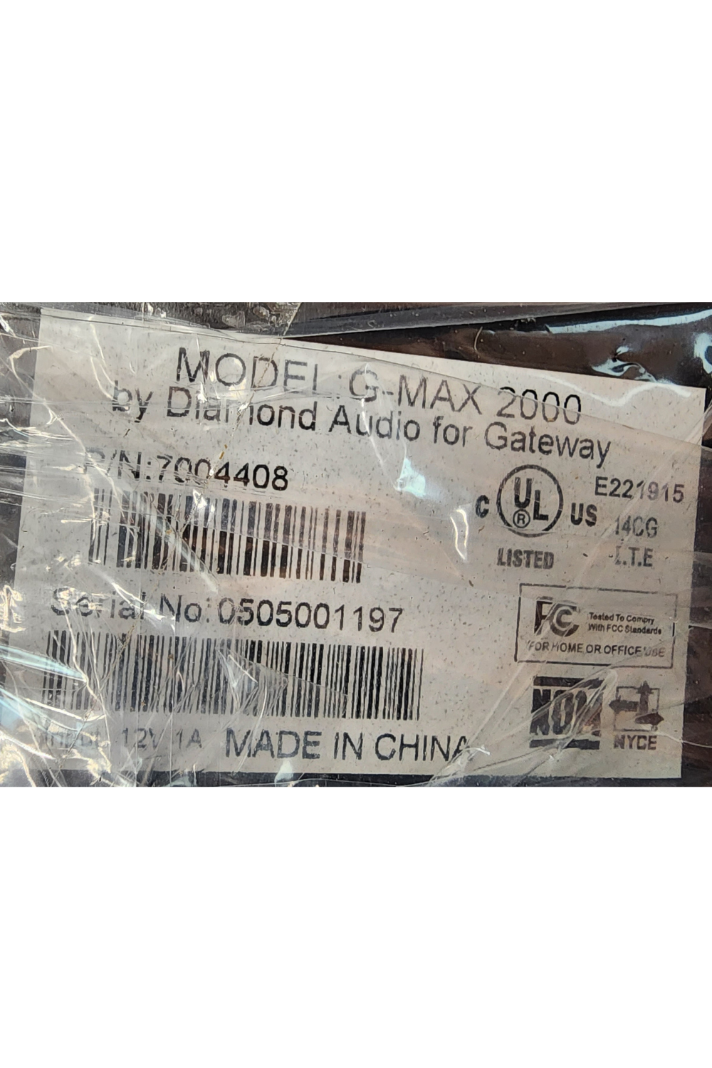 Gateway G-MAX2000 Computer Speakers for sale online | eBay