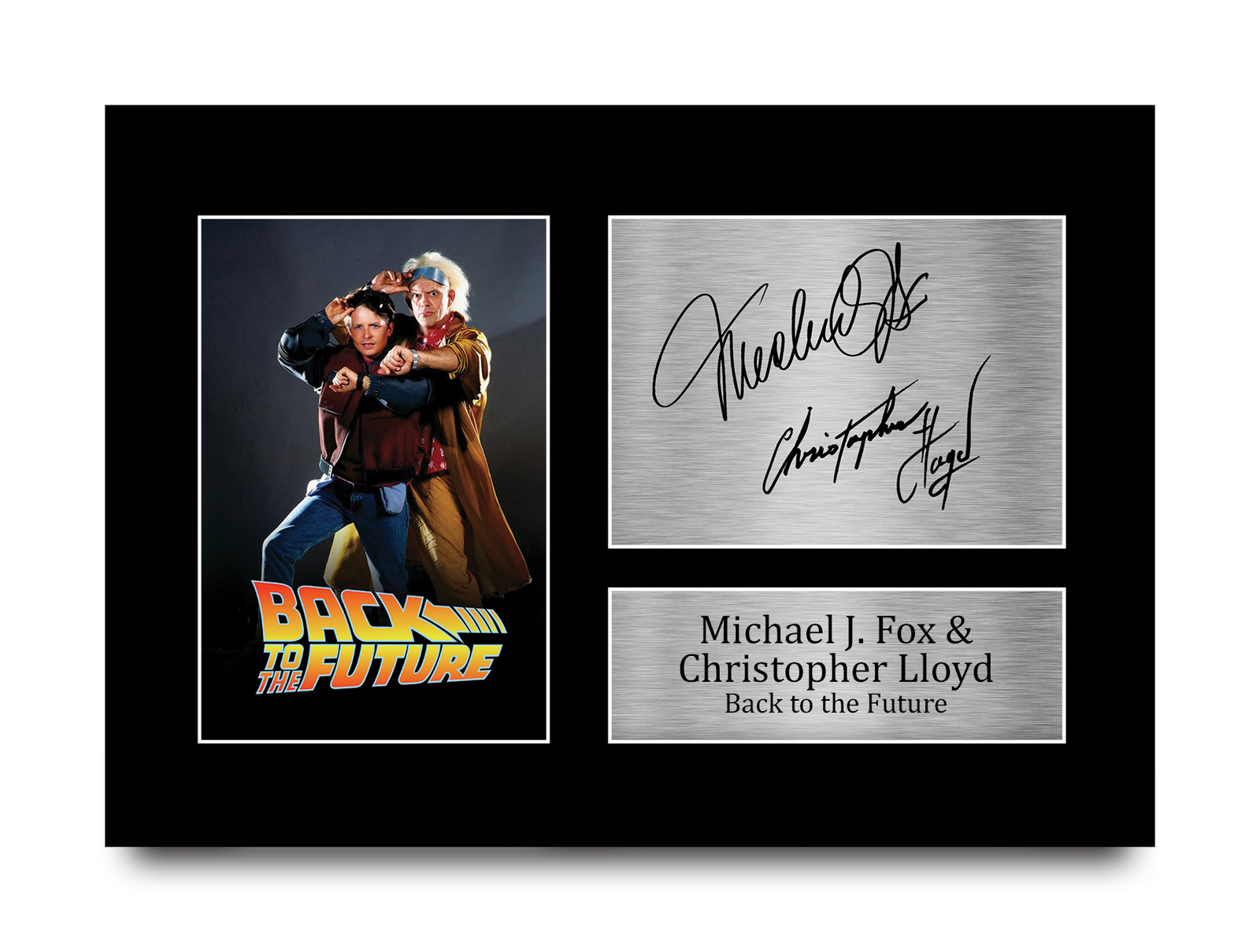 Michael J Fox Signed A4 Print Autograph Gift For a Back to the Future ...