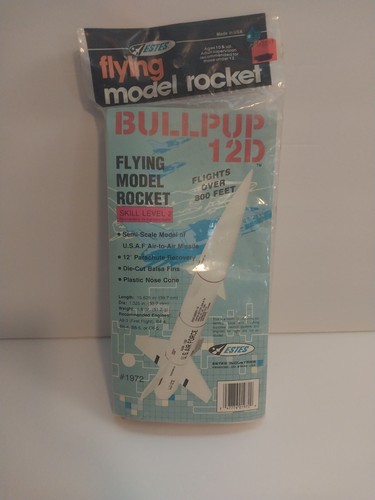 ESTES Bullpup 12D Flying Model Rocket | eBay