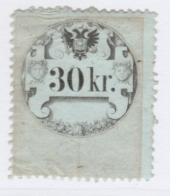 Austria 30kr Revenue Stamp Used Stempelmarke Fiscal A25P45F19910 | eBay