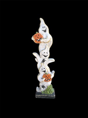 Halloween Ghost Totem Decor | eBay