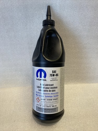 Genuine Mopar Gear Lubricant 68232947AC One Bottle Quart for sale ...