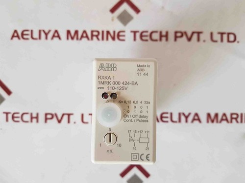 Abb Rxka1 1Mrk 000 424-ba Auxiliaire Relais 110-125V | eBay