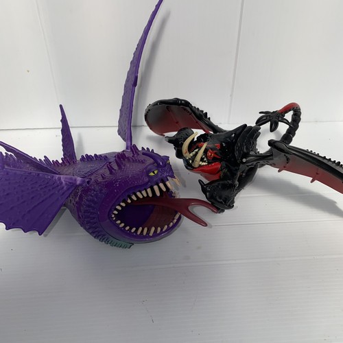 Death Gripper & Purple Thunderdrum How To Train Your Dragon Action ...