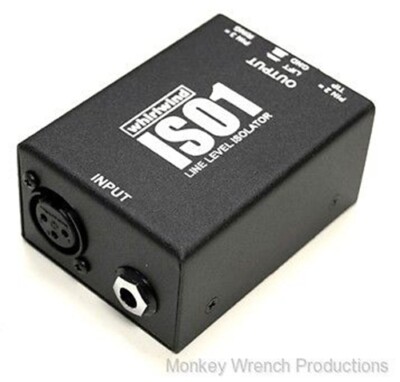 Whirlwind ISO1 Line Level Isolator 1291100| eBay