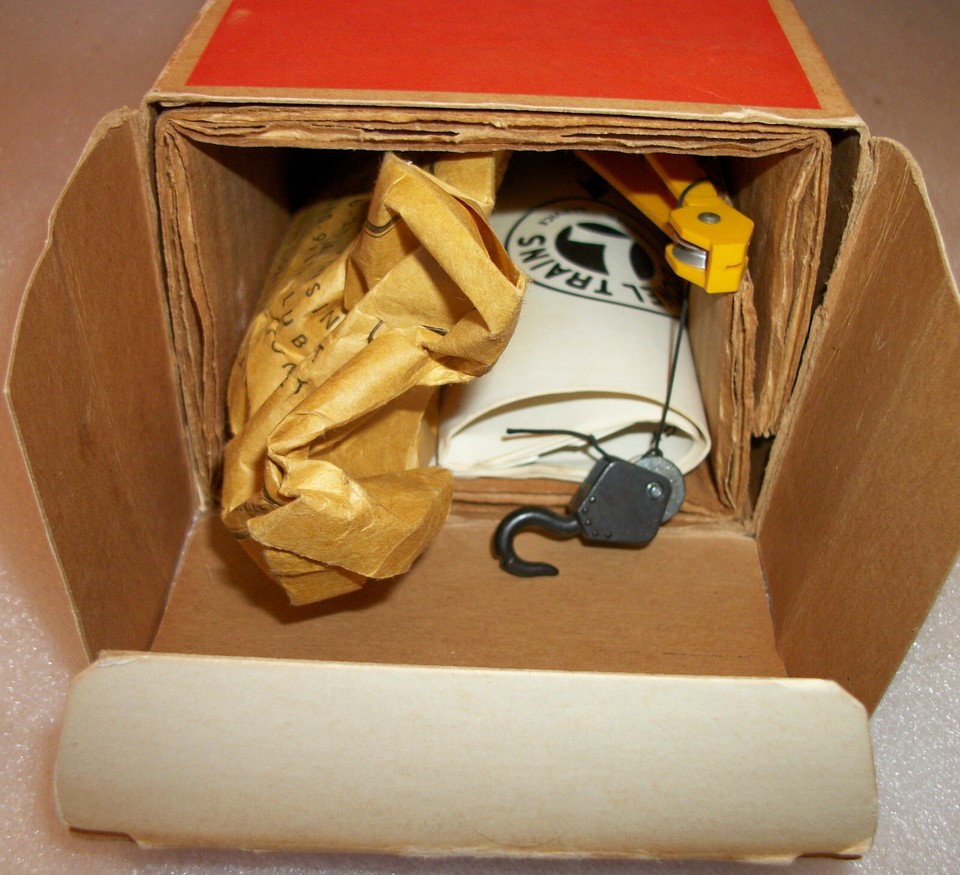 LIONEL POSTWAR 3360 BURRO CRANE MINT UNRUN ORIGINAL BOX, INSERT, SEALED ...