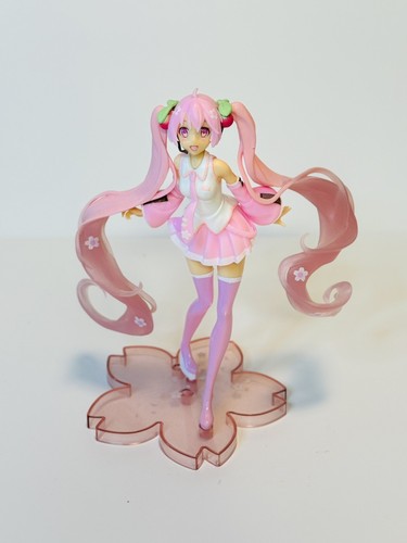 VOCALOID Hatsune Miku Sakura Pink Cherry Blossom Dress Figure Toy | eBay