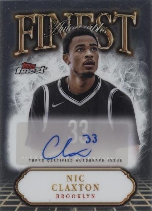 2024-25 Topps Finest - Nic Claxton #FA-NC for sale | eBay