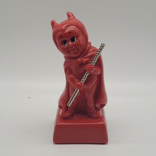 Vintage 1960's Flametech Feed Screws Red Devil Advertising Figure Hard ...