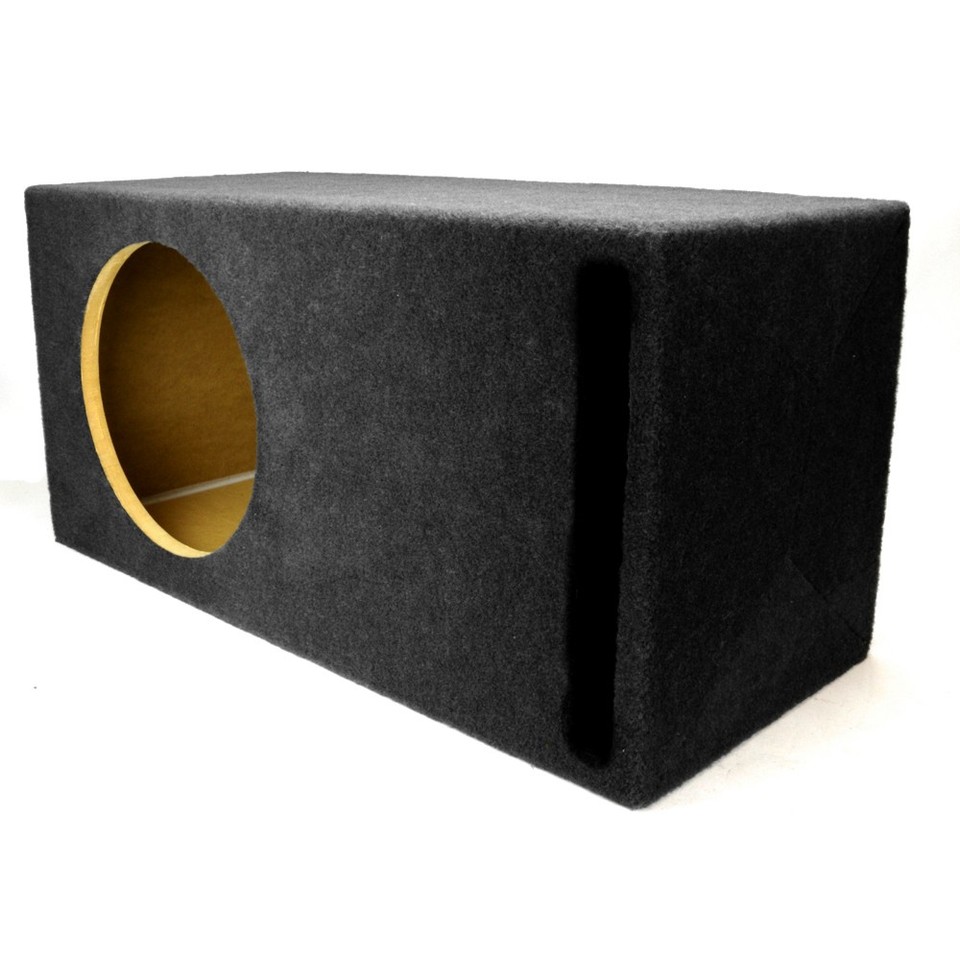 12-Inch Vented MDF Box Enclosure for Single 12” Car Subwoofer (1.85 ft ...
