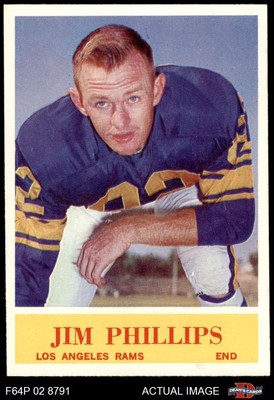 1964 Philadelphia #93 Jim Phillips Rams Auburn 8 - NM/MT | eBay