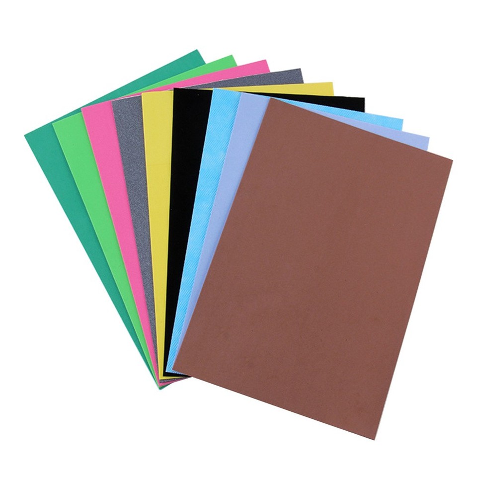 10 PCS Sheets Self-adhesive Sheets Assorted Colours For Craft Sheets ...