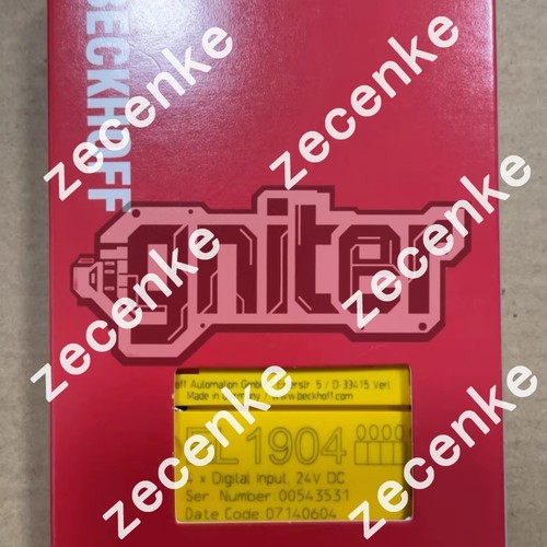 1 PC Beckhoff EL1904 EtherCAT Terminal 4-channel digital input 24V PLC ...