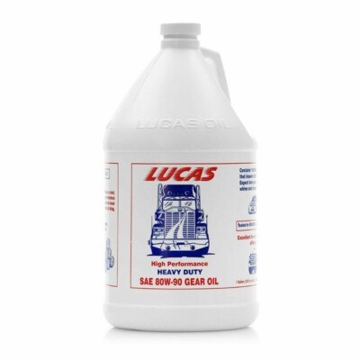 Lucas Oil 10046 Heavy Duty 80W-90 Transmission Differential Lube Gear ...