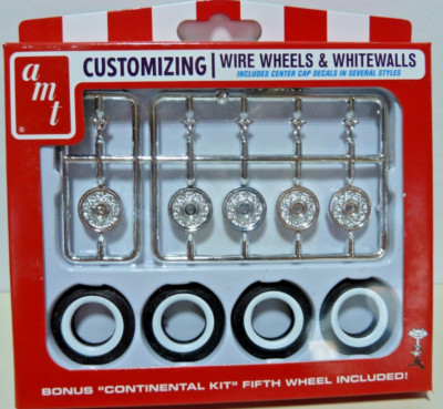 AMT KH WIRE WHEELS & TIRES PARTS PACK 1:25 MODEL KIT AMTPP033(E) | eBay