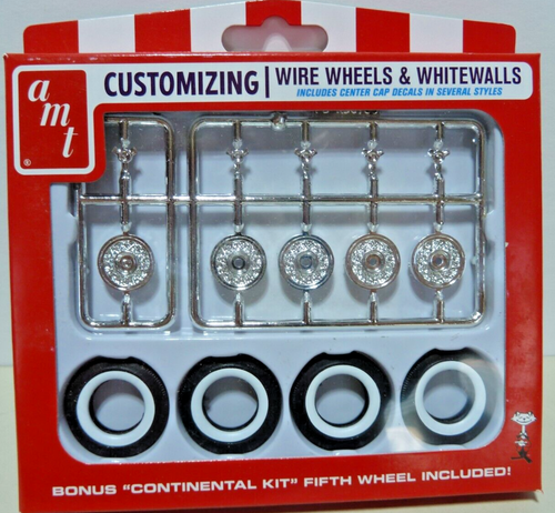 AMT KH WIRE WHEELS & TIRES PARTS PACK 1:25 MODEL KIT AMTPP033 | eBay