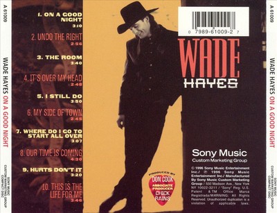 WADE HAYES ON A GOOD NIGHT NEW CD 74646756324| eBay