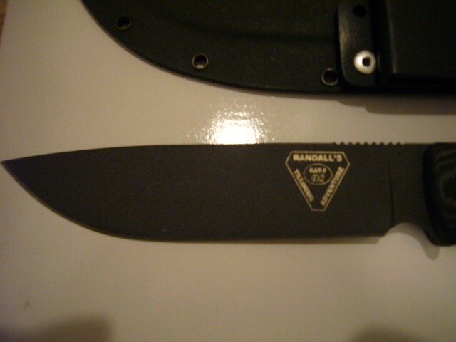 Ontario RAT-7 Randall D2 Custom G10 TKC Scales Kydex Sheath Knife | eBay