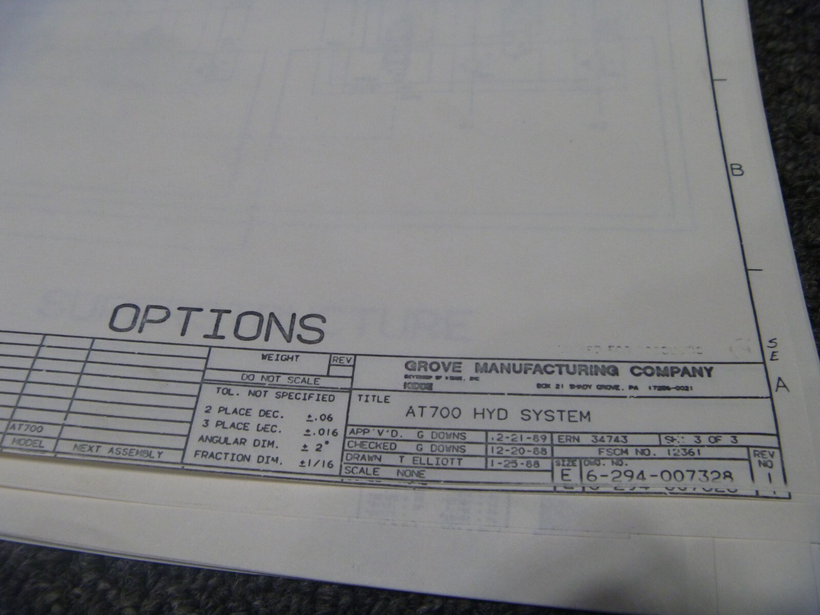 Grove AT700 All Terrain Crane Hydraulic System Circuit Schematics ...
