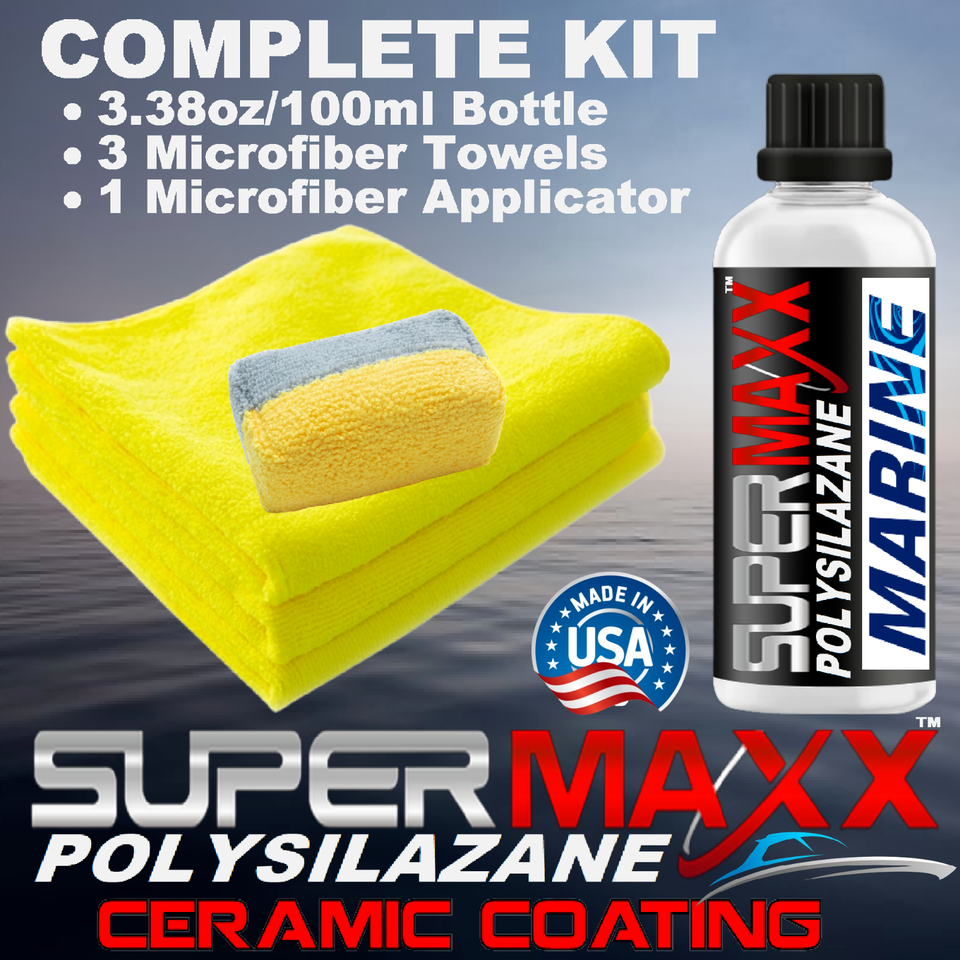 POLYCERAMIC BOAT COATING GEL COAT STAINLESS ALL SURFACE TRICURE ...