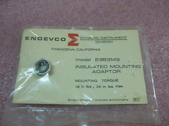 ENDEVCO 2983M3 2983-M3 Insulated Mounting Adaptor New Old Stock | eBay