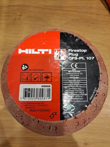 Hilti Firestop Plug CFS-PL 107 #2059530 | eBay UK